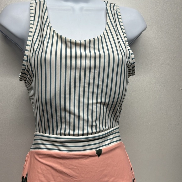 Albion | Swim | Albion Island Fever Floral Stripe Castaway Piece ...